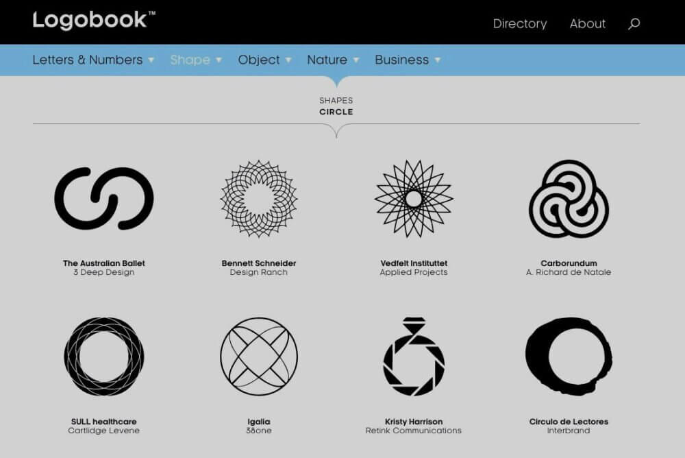 Logobook: um showcase enorme de logos, formas e símbolos - Update or Die!