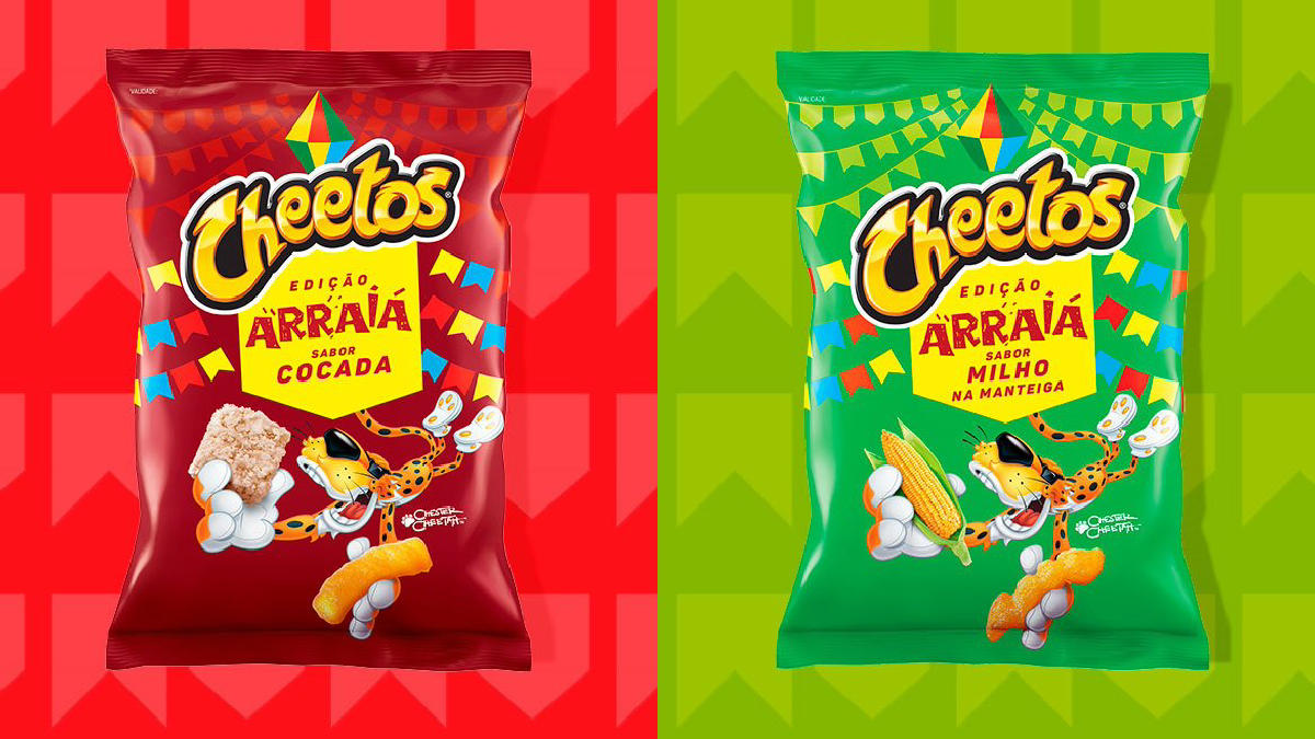 Milho Folhado De Cheetos Quente
