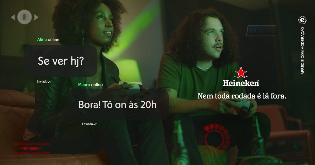Heineken lança primeira campanha de Games produzida no Brasil