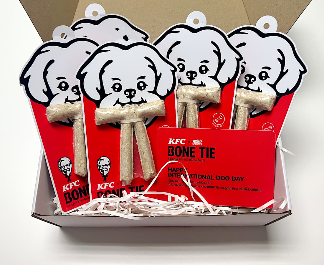 KFC para cachorros? Sim, com gravatinhas comestíveis! - Update or Die!