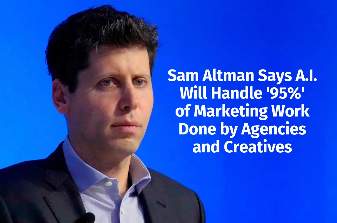 Sam Altman afirma que a I.A. vai executar '95%' do trabalho realizado ...