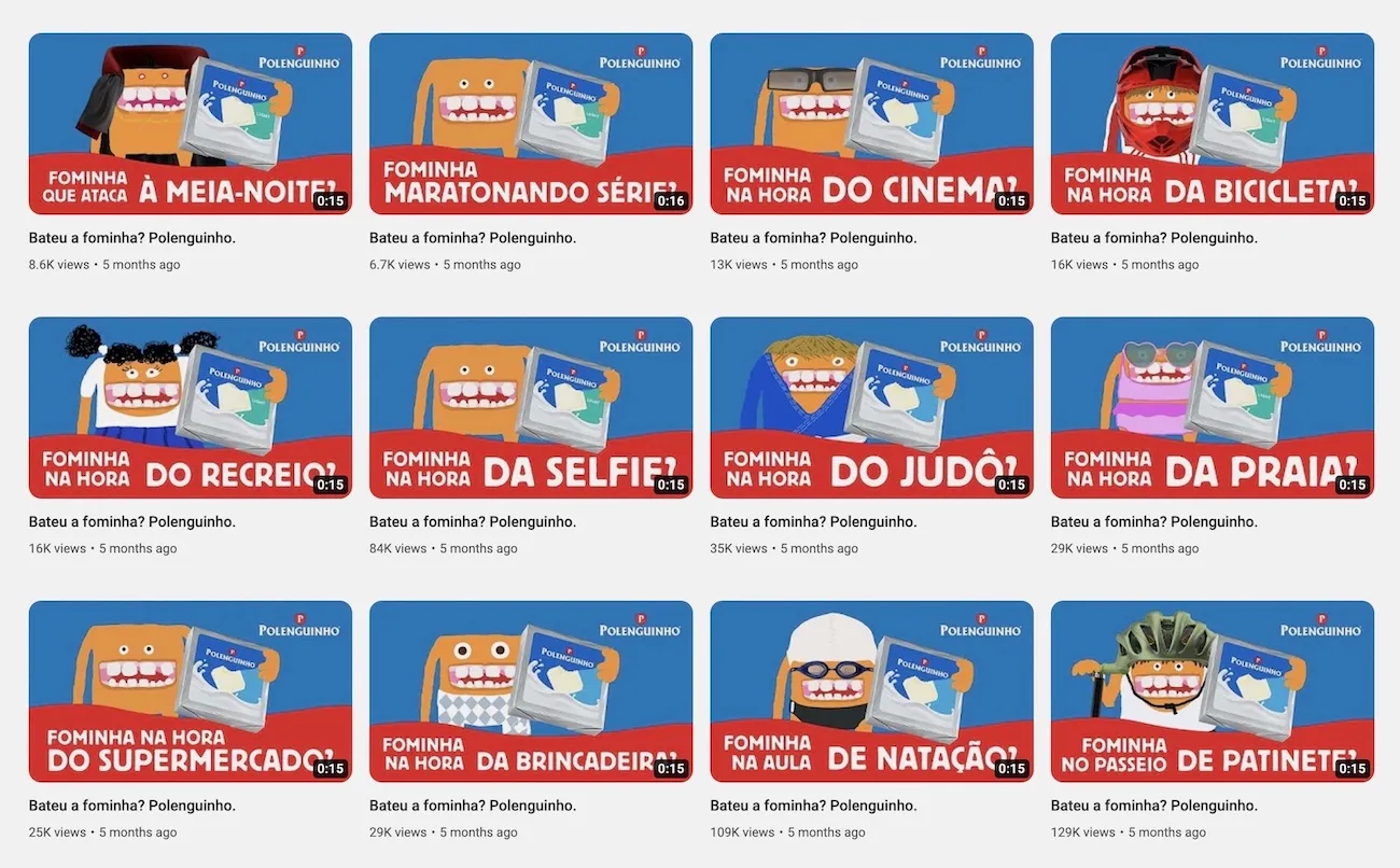 Polenguinho apresenta novo posicionamento com 19 filmes de animação ...
